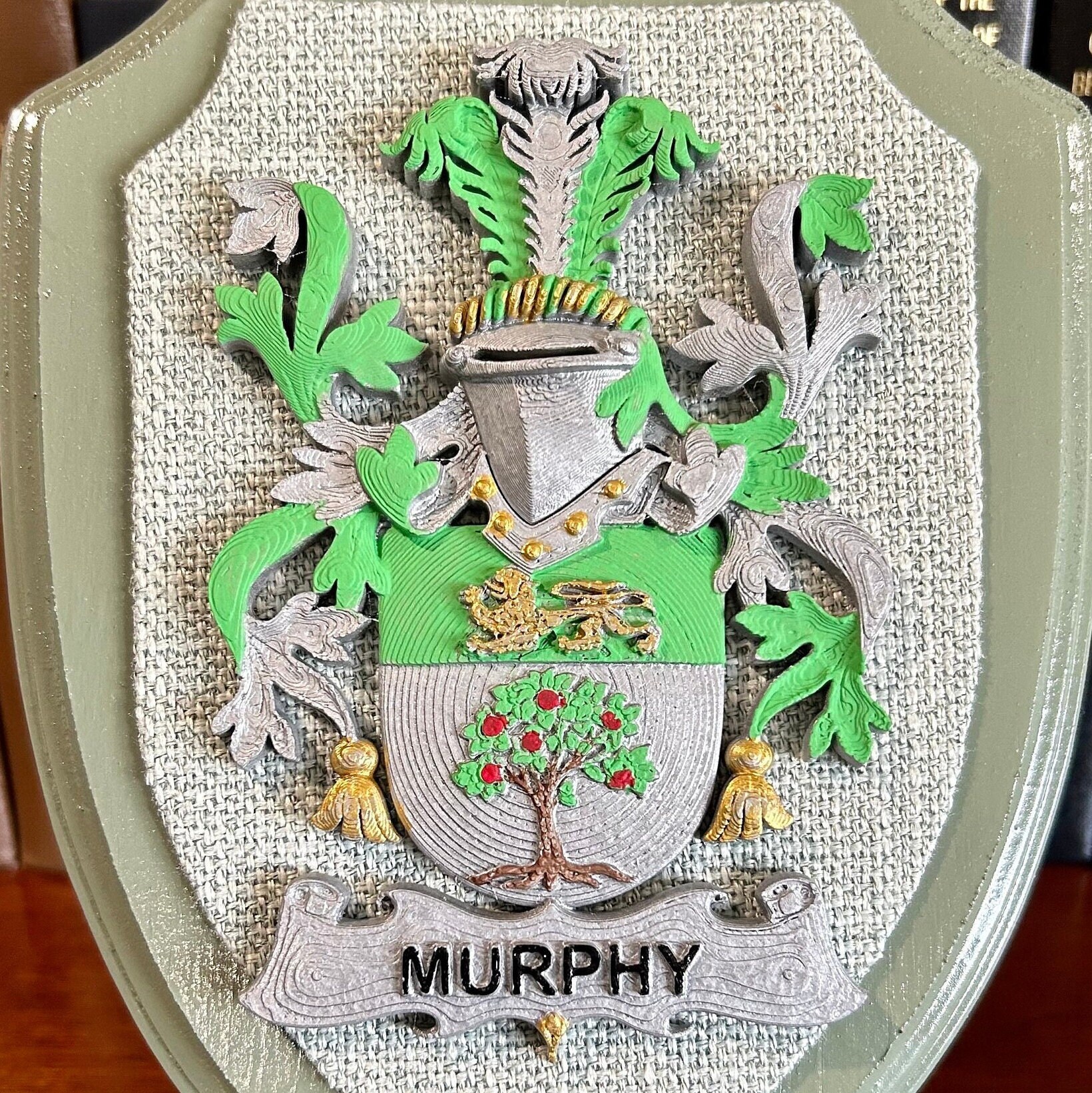 Murphy Irish Coat of Arms Crest Plaque - Etsy