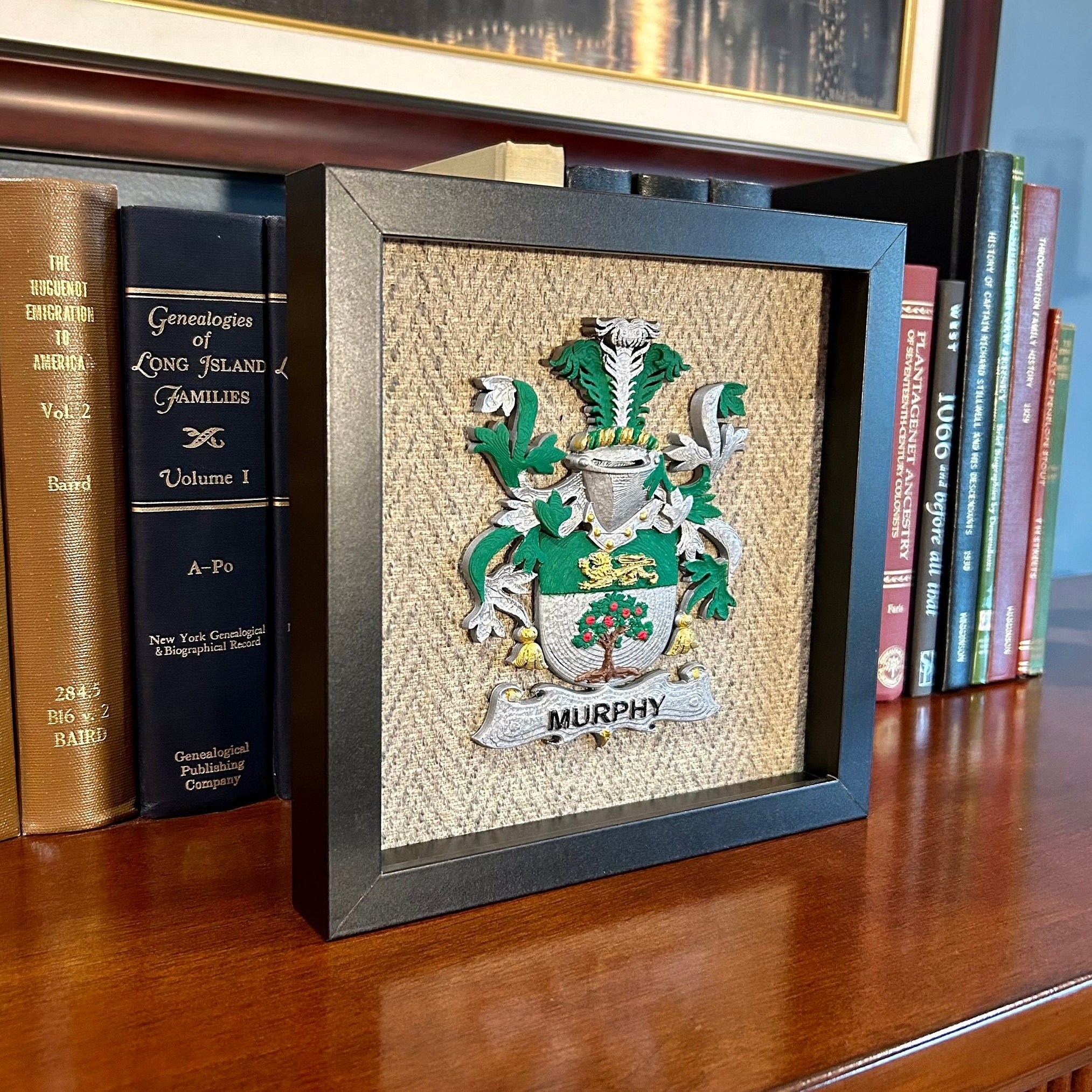 Murphy Irish Coat of Arms Crest Framed - Etsy