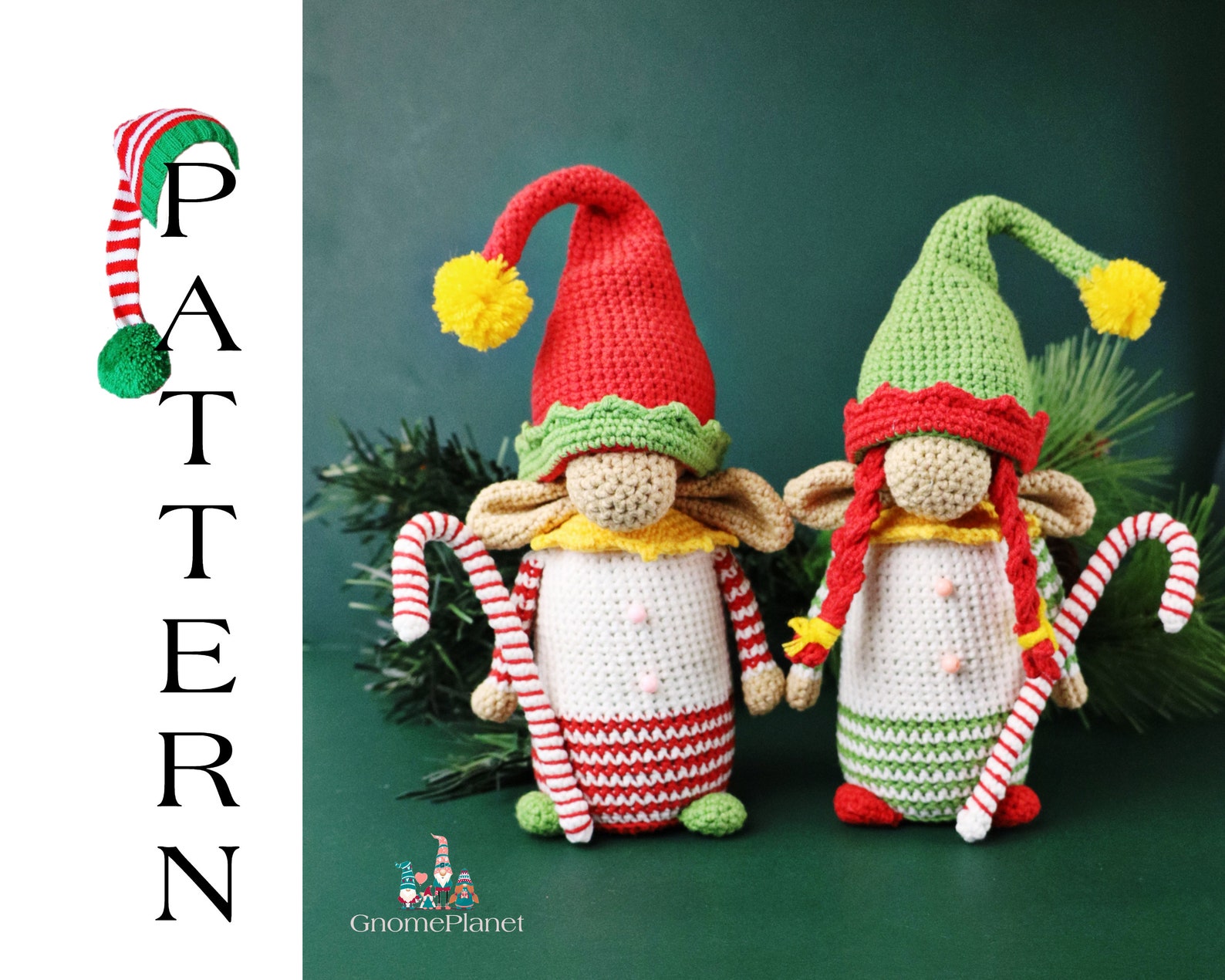 Crochet Elf Gnome Pattern Crochet Christmas Elf Pattern - Etsy