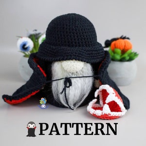 Crochet Vampire Gnome Pattern, Amigurumi Toothless Vampire Pattern - Etsy