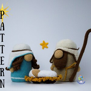 Crochet Nativity Set Gnome Patterns, Amigurumi Christmas Gnomes - Etsy