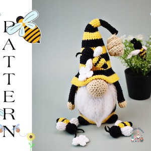 Crochet Garden Gnome Pattern Set 4 in 1, Amigurumi Garden Gnomes - Etsy