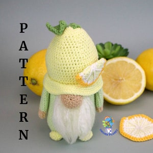 Crochet Lemon Gnome Pattern, Amigurumi Lemon Gnome Instruction - Etsy