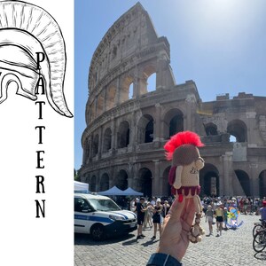 Crochet Gladiator Gnome Pattern, Amigurumi Worrier Pattern - Etsy