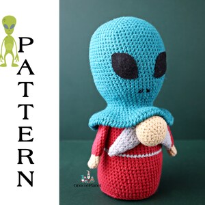 Crochet Alien Gnome Pattern, Amigurumi Alien Pattern - Etsy