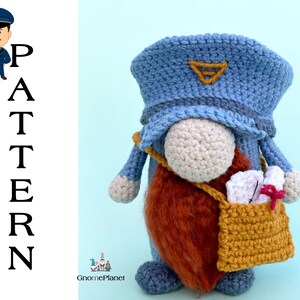 Crochet Mailman Gnome Pattern, Mail Gnome Amigurumi Pattern, Christmas ...