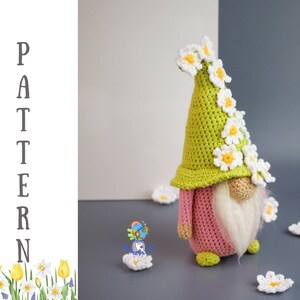 Crochet Spring Gnome Pattern, Amigurumi Daisy Gnome - Etsy
