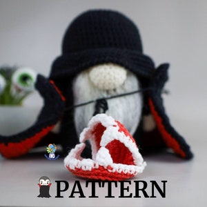 Crochet Vampire Gnome Pattern, Amigurumi Toothless Vampire Pattern - Etsy