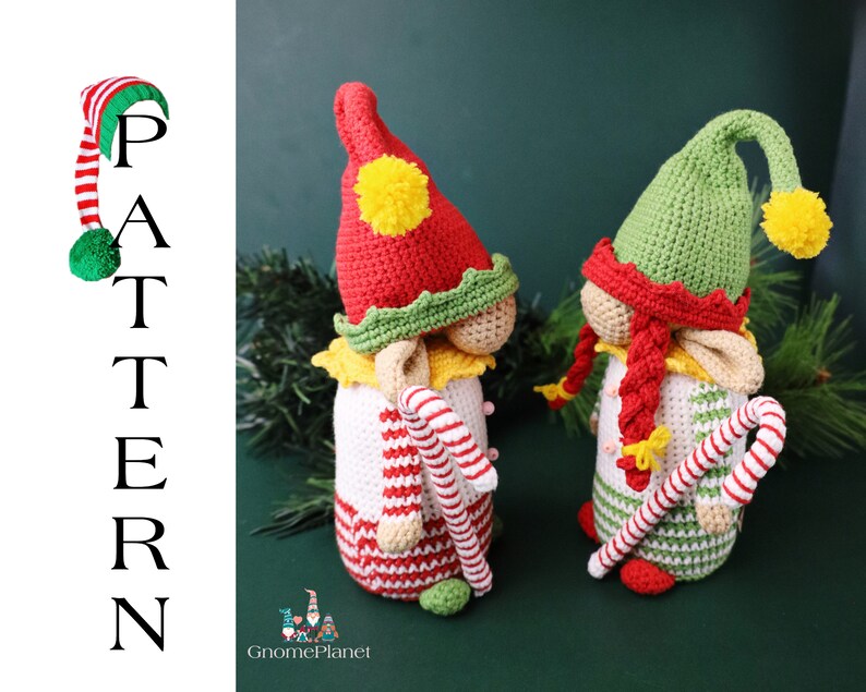 Crochet Elf Gnome Pattern Crochet Christmas Elf Pattern - Etsy