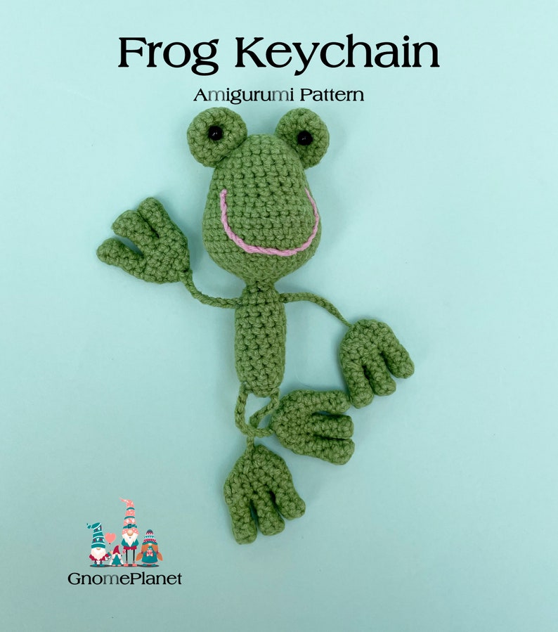 Crochet Frog Pattern Amigurumi Frog Keychain Pattern Crochet - Etsy