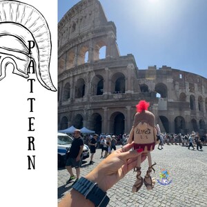 Crochet Gladiator Gnome Pattern, Amigurumi Worrier Pattern - Etsy