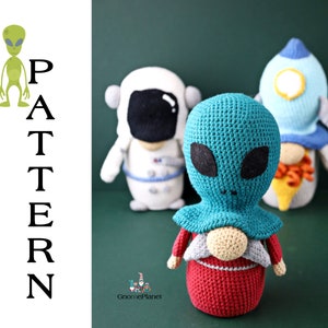 Crochet Alien Gnome Pattern, Amigurumi Alien Pattern - Etsy