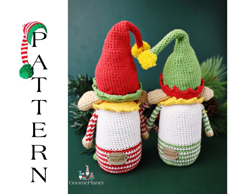 Crochet Elf Gnome Pattern Crochet Christmas Elf Pattern - Etsy