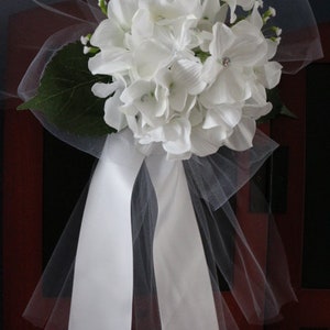 Wedding Hydrangea Pew Decorations - Etsy