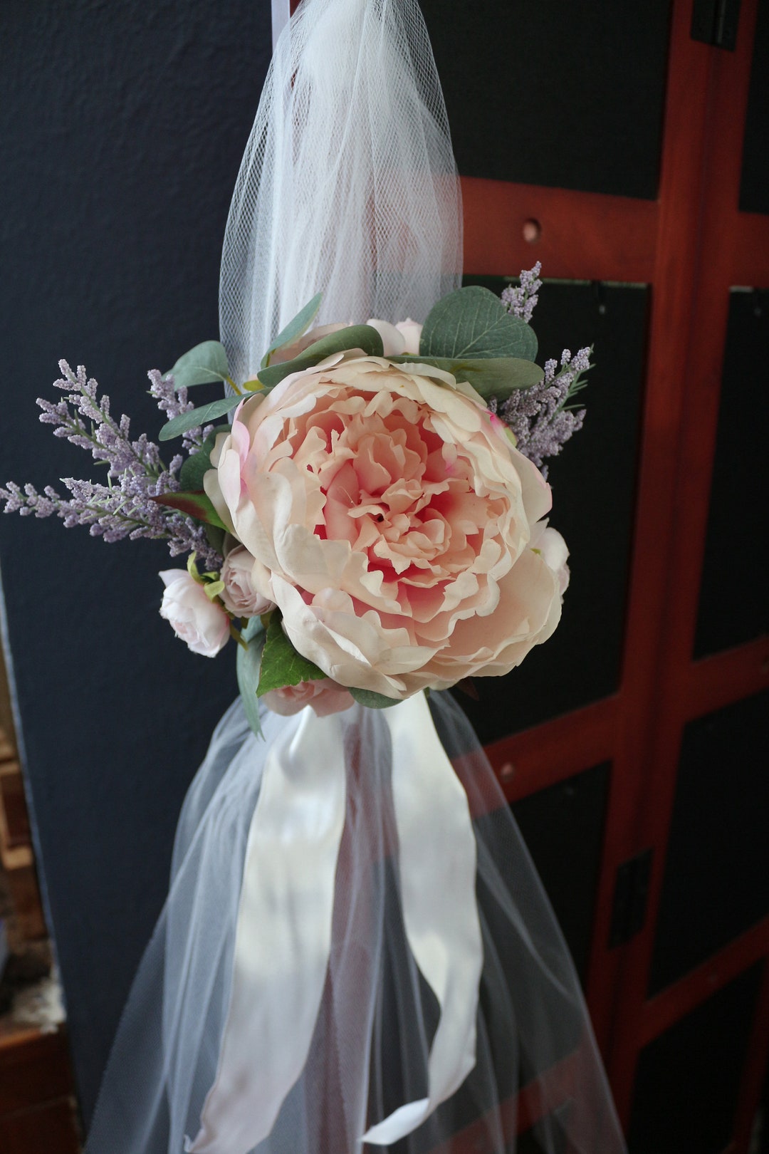 Church Pew Decoration With Silk Florals Wedding Ceremony Aisle Decor - Etsy