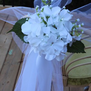 Wedding Hydrangea Pew Decorations - Etsy