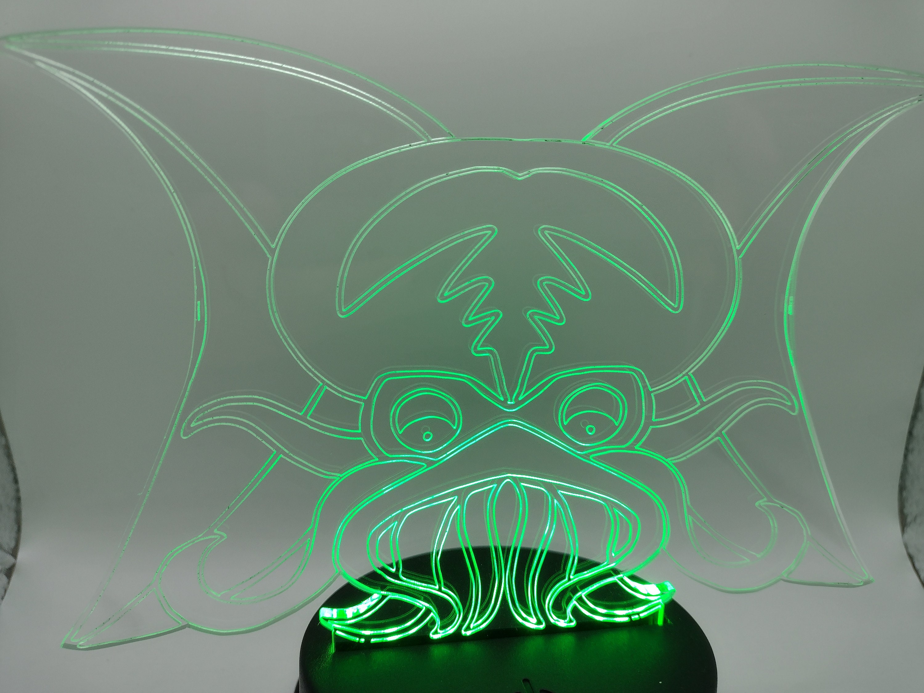 Cthulhu Acrylic Sign With LED Light Base - Etsy