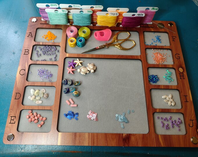 Large Beading and Embroidery Board With Lettered Slots - Etsy