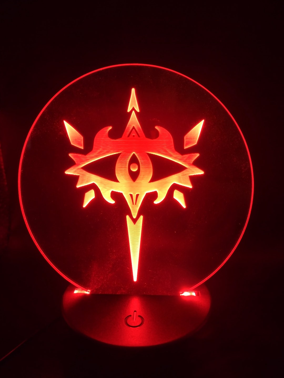 RPG Class Acrylic Light With Base - Etsy