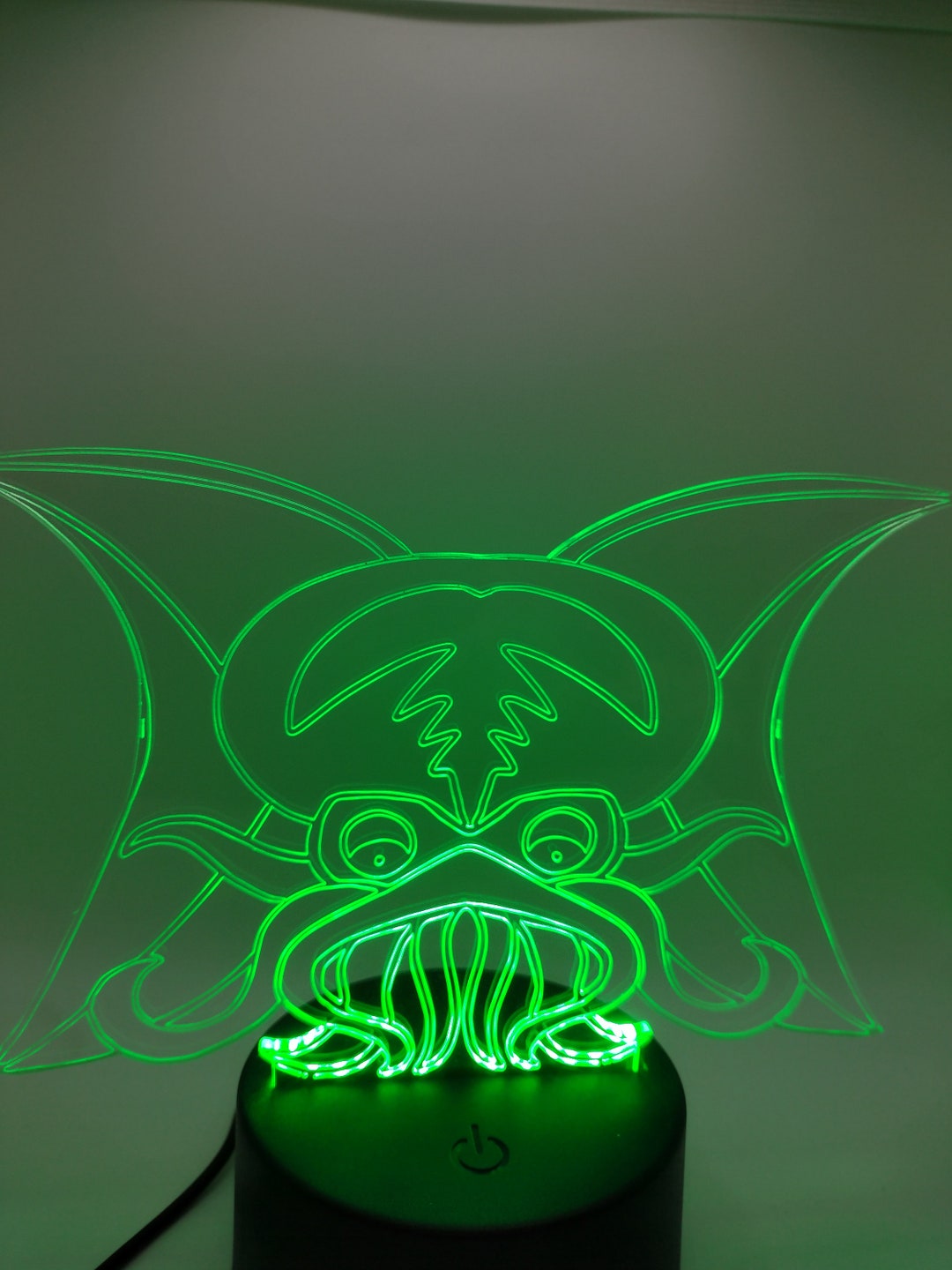 Cthulhu Acrylic Sign With LED Light Base - Etsy