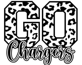 Go Chargers Svg - Etsy