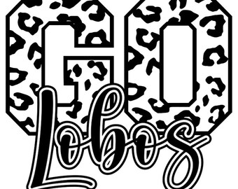 Lobos in Paw Print SVG PNG Mirrored Png DXF Studio3 Files - Etsy