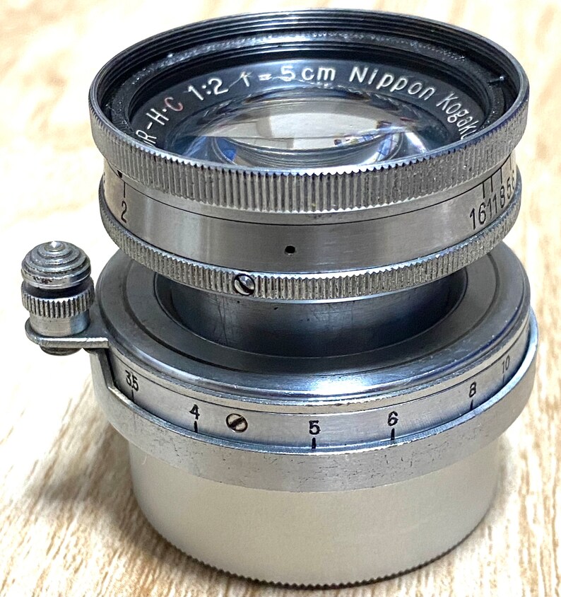 Nikon Nikkor-h.c 5cm F2 Nippon Kogaku Tokyo Collapsible LTM Lens Clean ...