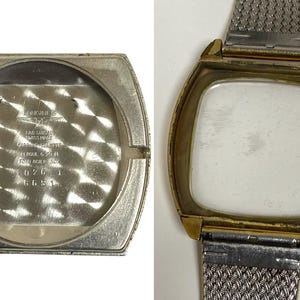 LONGINES Cal 6651 Square Case Gold 33.8×32.1mm Automatic Analog Watch ...