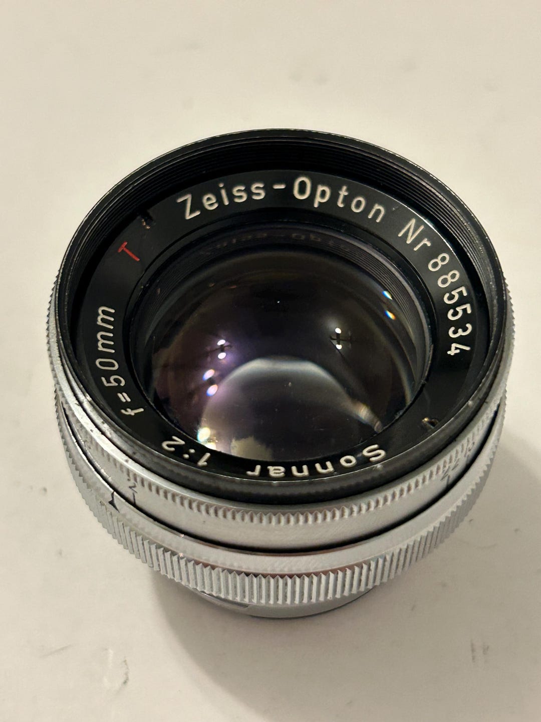 Zeiss Opton T Sonnar 50mm F2 Contax Rangefinder Mount Bad Optic - Etsy