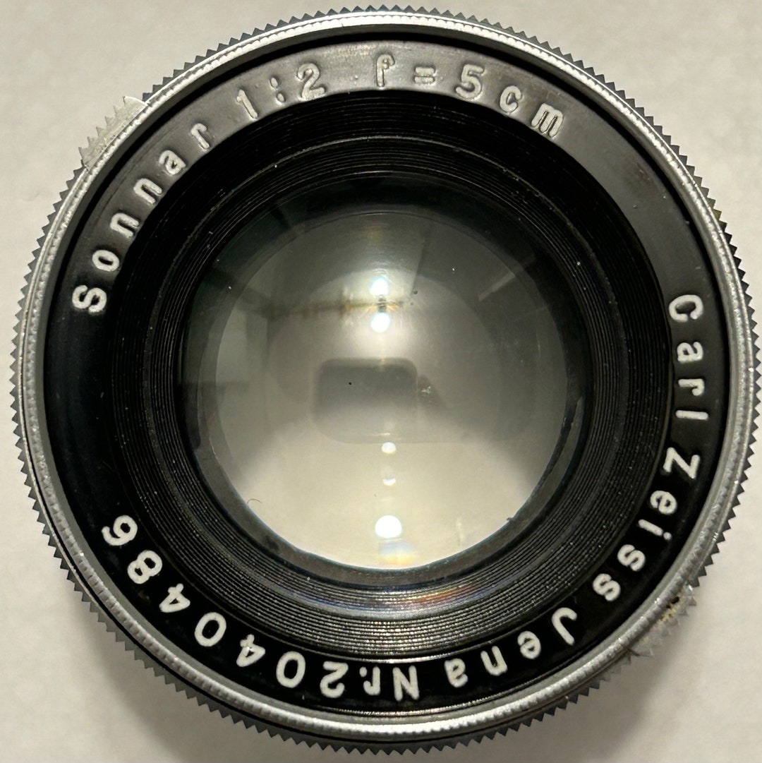 Zeiss Jena Sonnar 5cm F2 Contax Rangefinder Mount Scratch Front Element ...