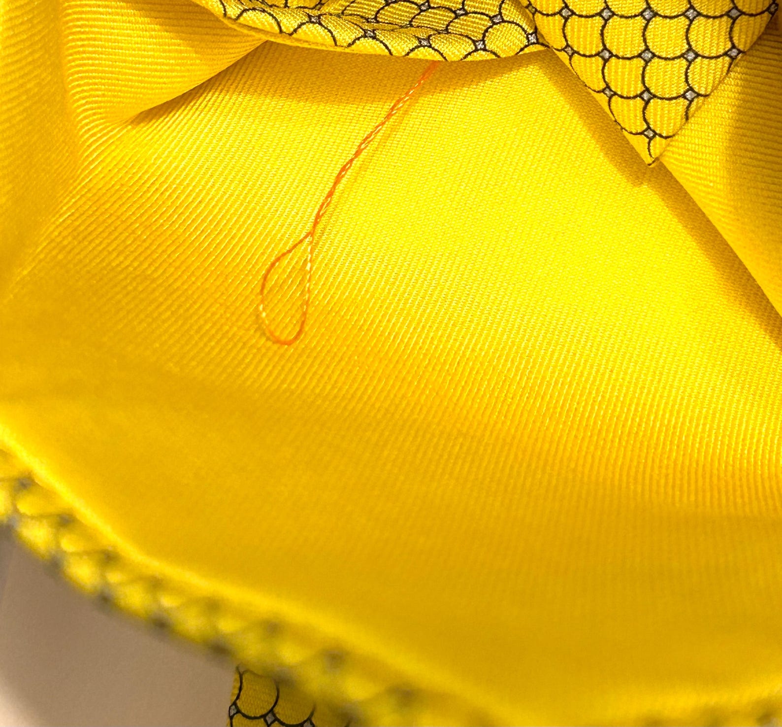 HERMES 645755 SA Yellow “google Map” 100% Silk Tie New in Box Without ...