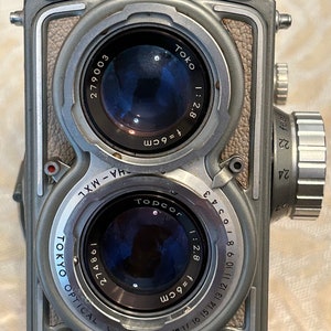 Primo-jr 4x4 TLR Film Camera in Rare Grey Fully Working - Etsy