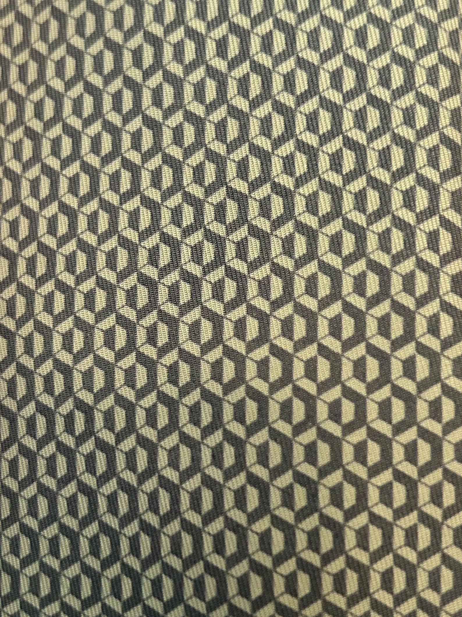 Hermes 5359 HA Lime Green Pattern 100% Silk Tie New in Box Without Tags ...
