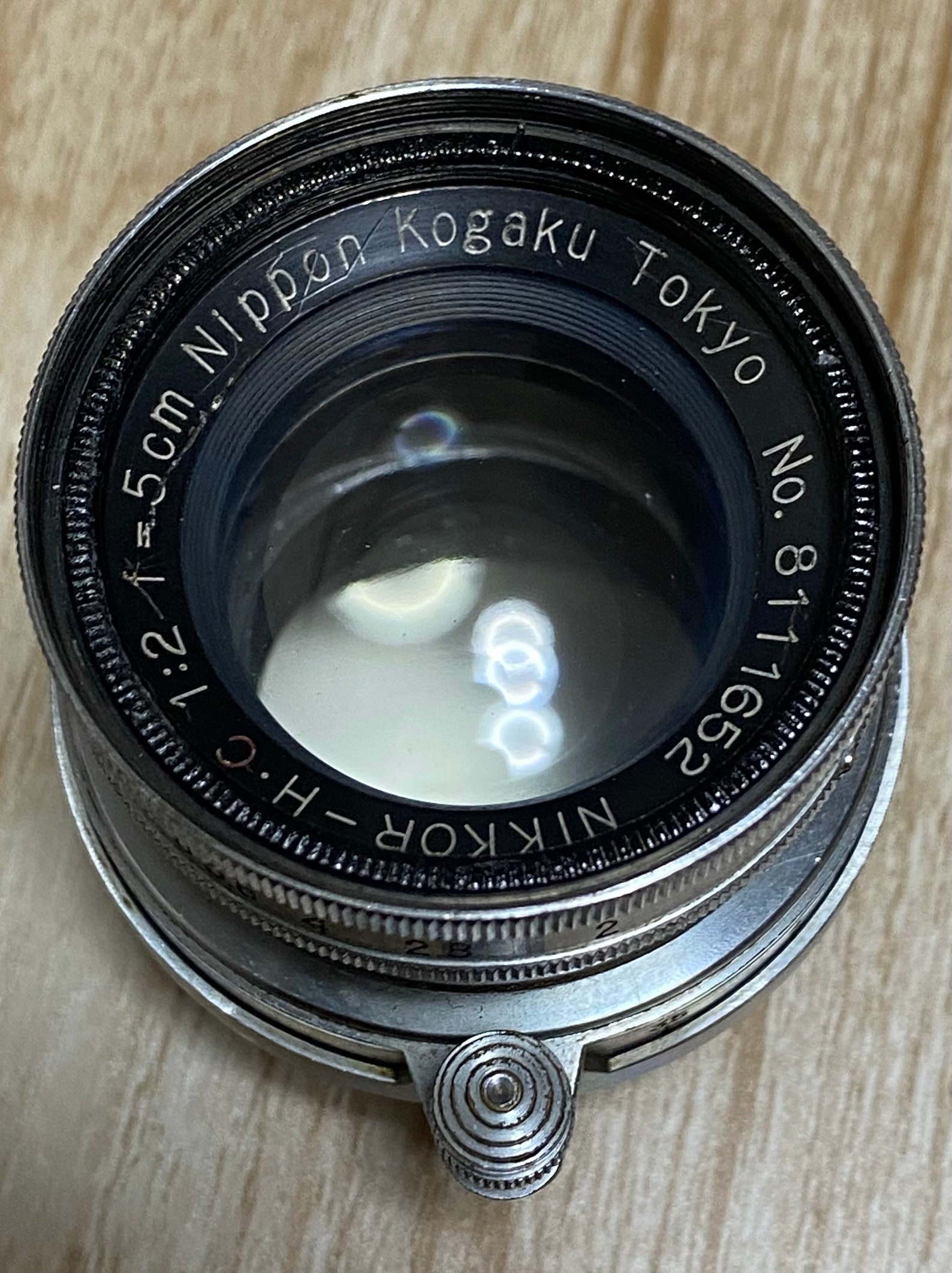 Nikon Nikkor-h.c 5cm F2 Nippon Kogaku Tokyo Collapsible LTM Lens Clean ...