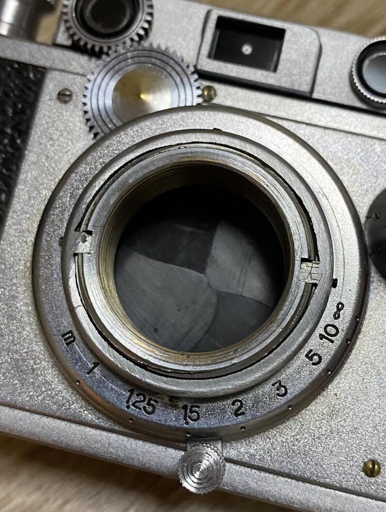 Rare Look Model A Japanese Leica Copy 45mm F3.5 Lunar Lens 85% Fully ...