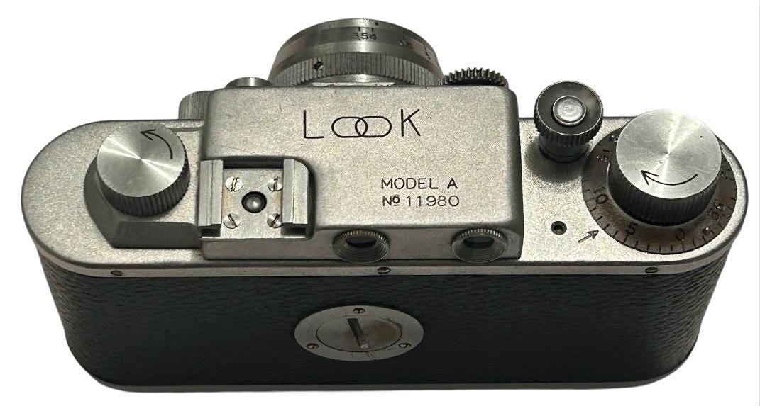 Rare Look Model A Japanese Leica Copy 45mm F3.5 Lunar Lens 85% Fully ...