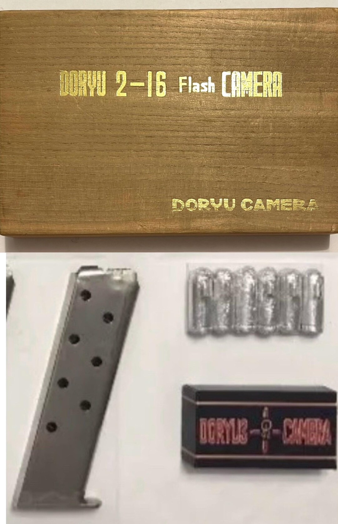 Doryu-2 Japanese Police Pistol Camera No:20, Box, Bullets, Magazine ...
