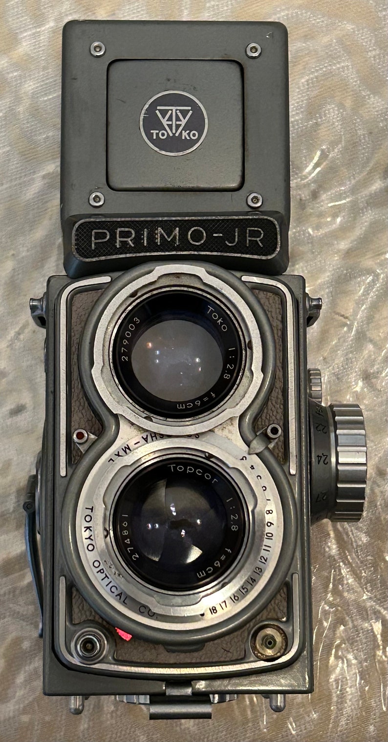 Primo-jr 4x4 TLR Film Camera in Rare Grey Fully Working - Etsy
