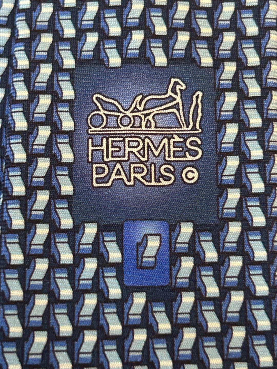 HERMES TIE 645969TA Blue Switch Tie Brand New No Tags - Etsy