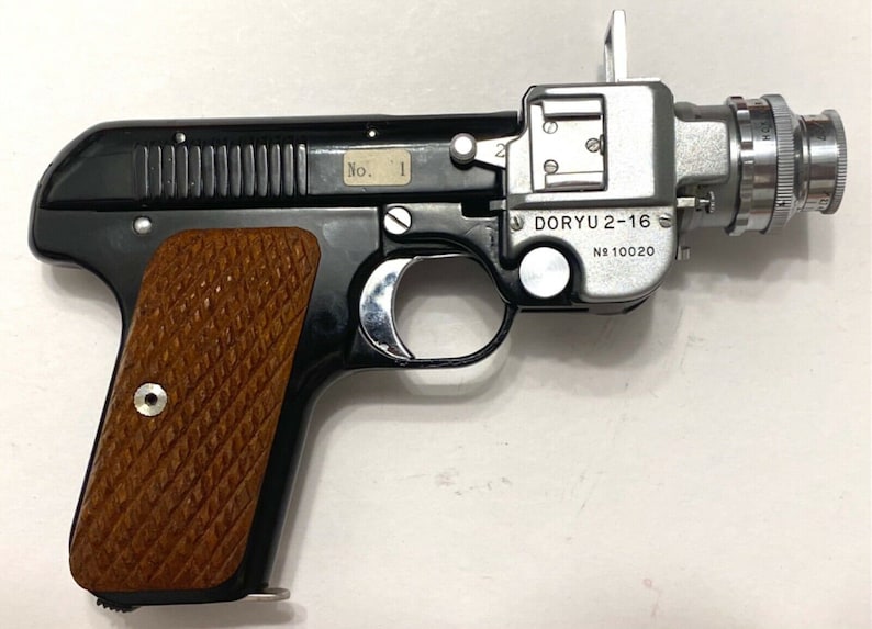 Doryu-2 Japanese Police Pistol Camera No:20, Box, Bullets, Magazine ...