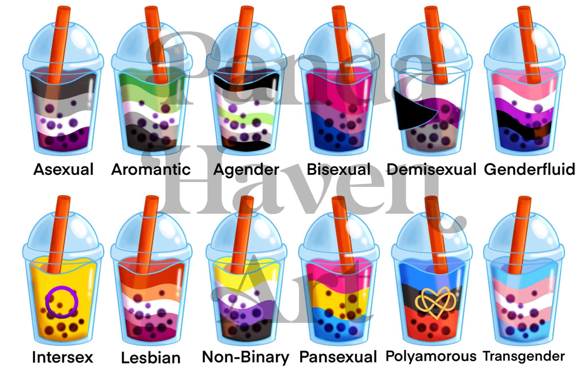 Pride Boba Buttons, Pin-back Buttons, 1.25in - Etsy