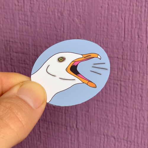 Girl Power Vinyl Sticker Seagull Sticker Vinyl Stickers - Etsy