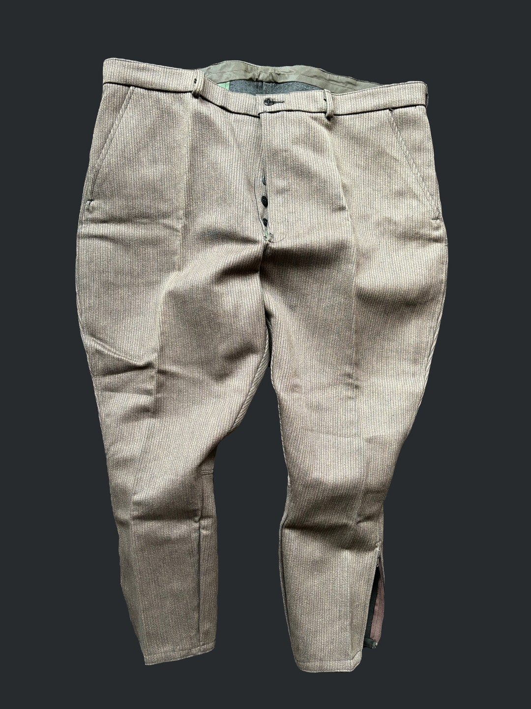 Royal Hunter Hunting Jodhpur Pants Coutil Cotton Vintage France 1950s ...