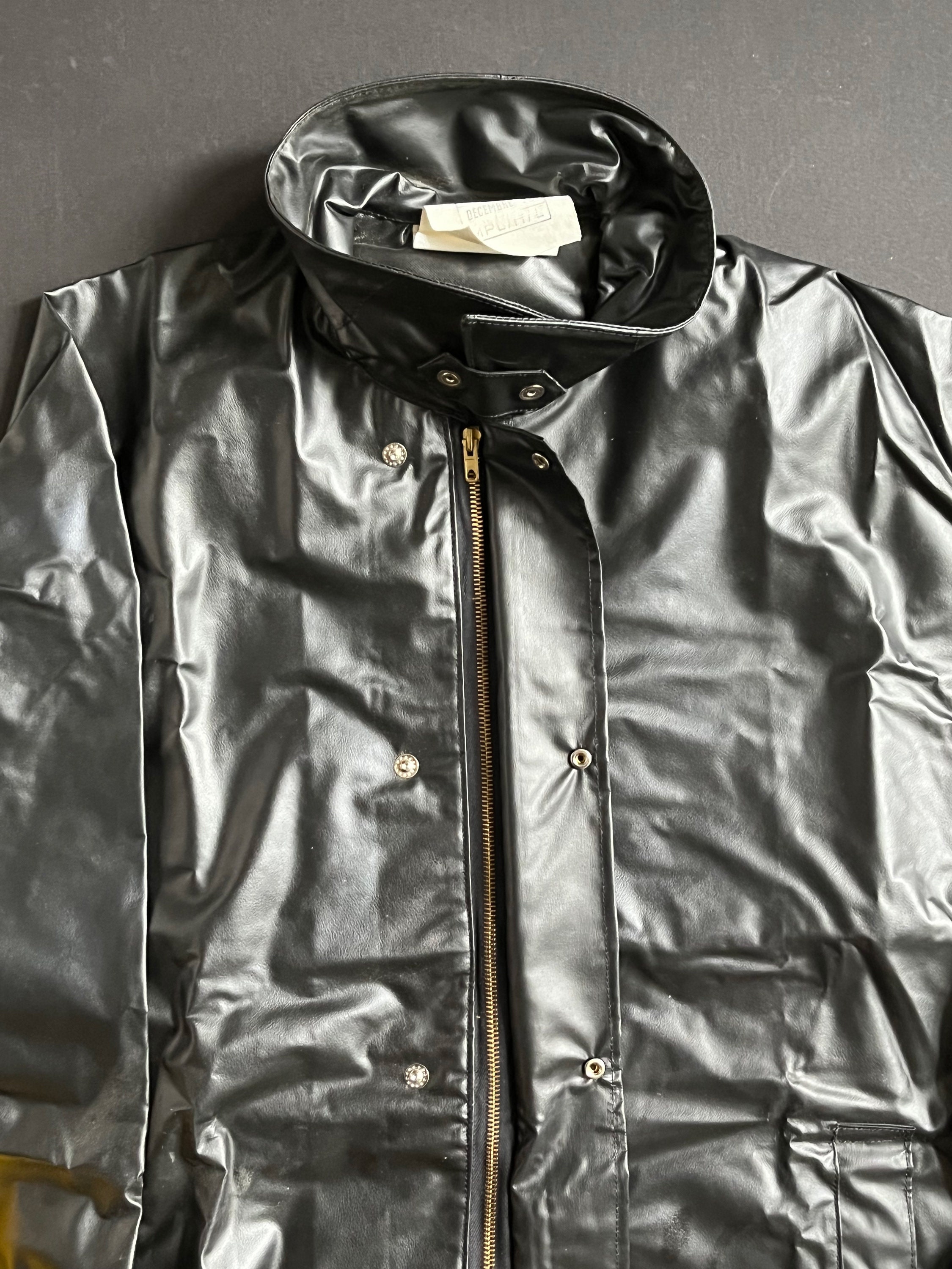 PTT Facteur Postman La Poste Vintage Rain Coat Rubber 1960s New Old ...