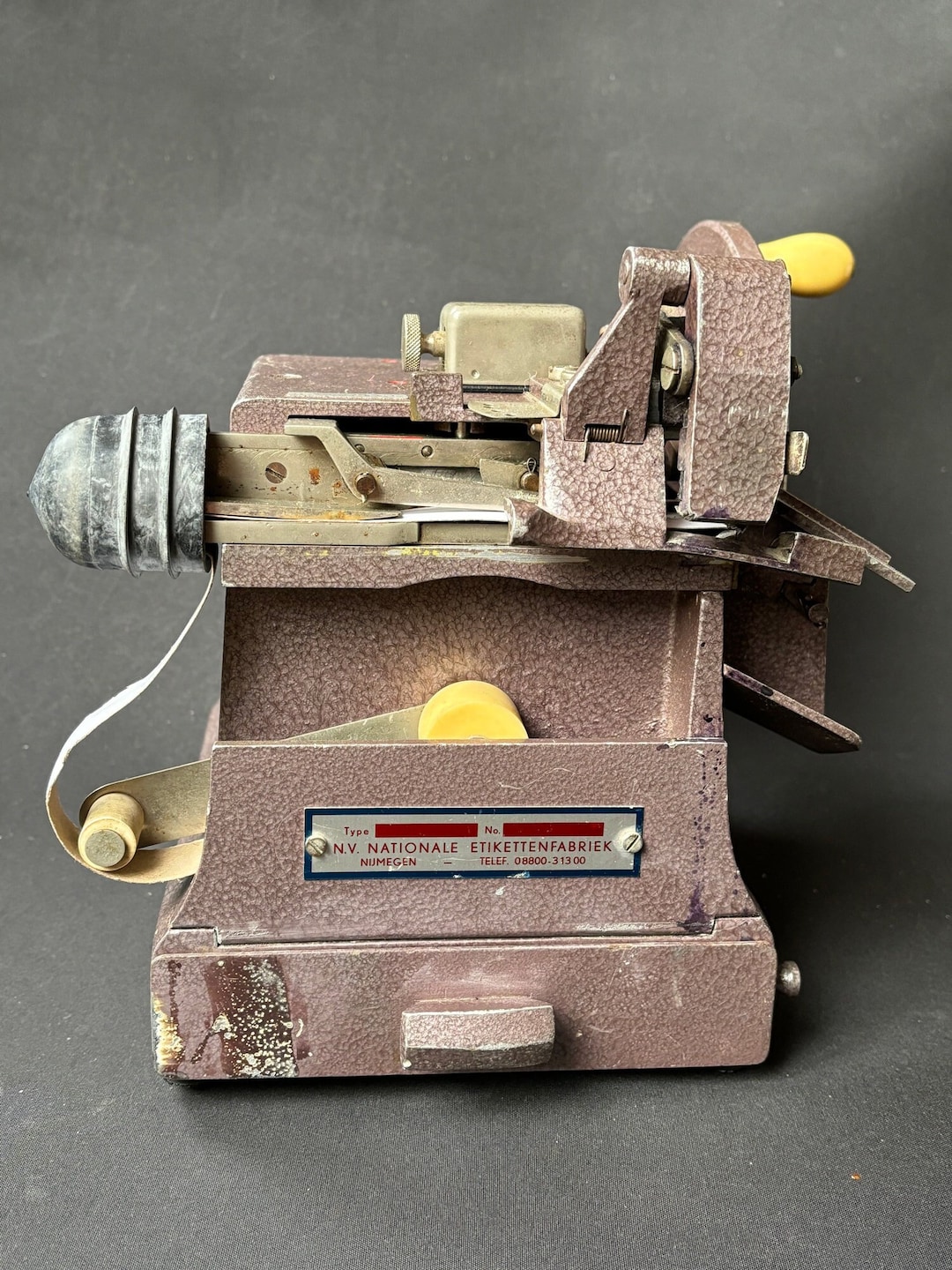 Vintage Holland Label Printer, 1960s Manual Stamp - Etsy Canada