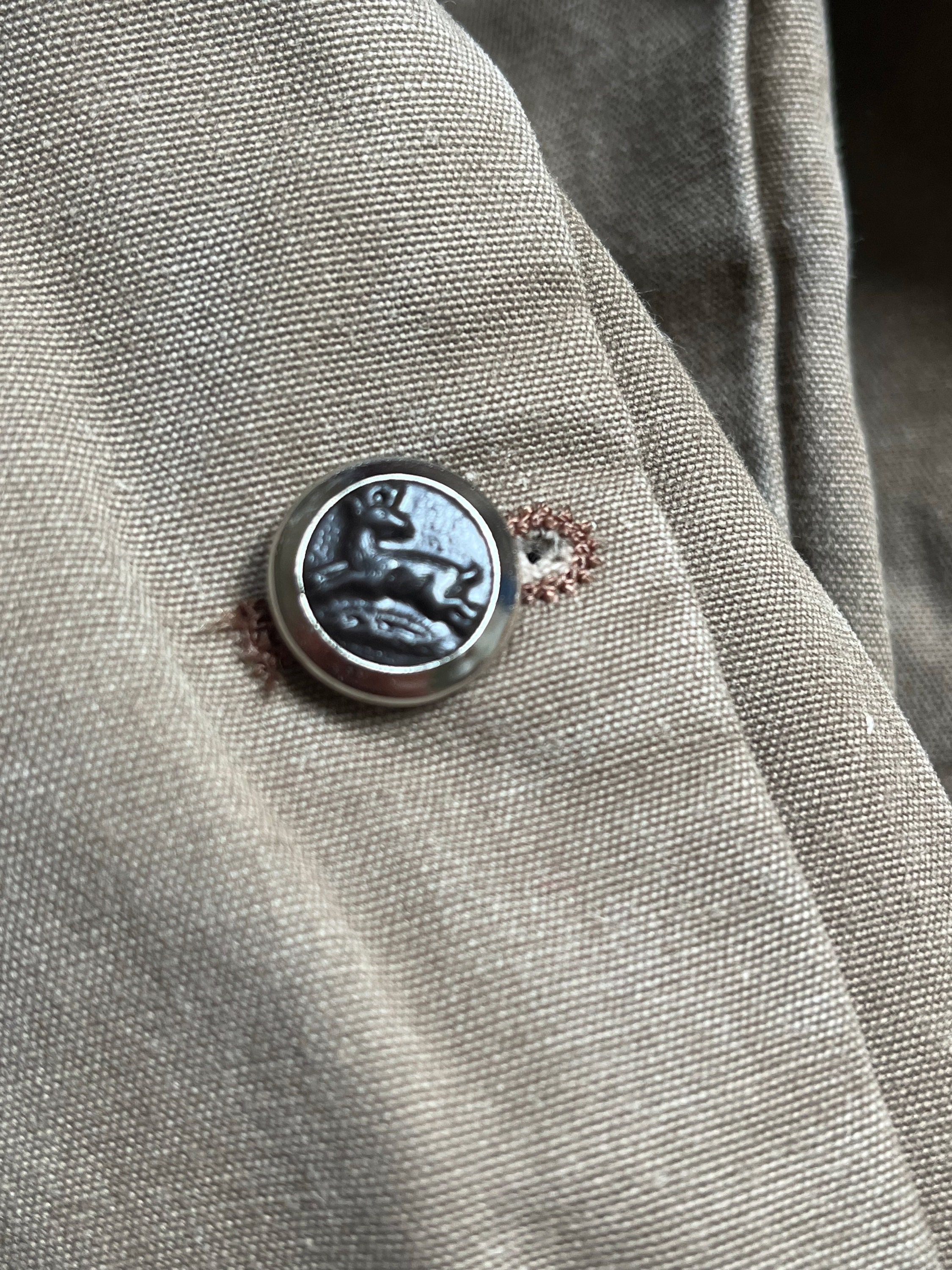 Royal Hunter Vintage Gibeciere Canvas Hunting Jacket Coat 1950's Animal ...