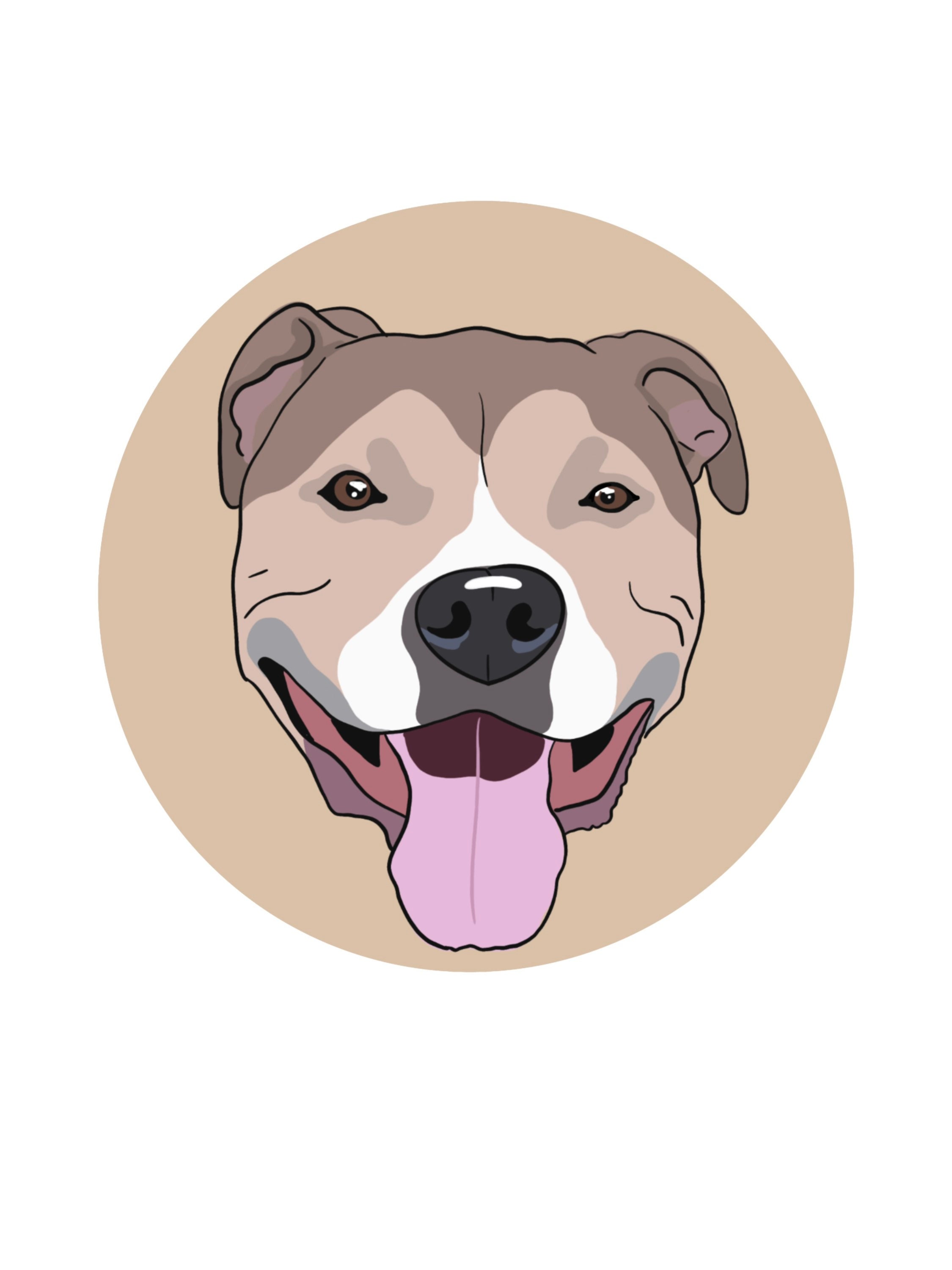 Custom Dog Social Media Profile Photo Personalised Dog - Etsy