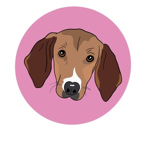 Custom Dog Social Media Profile Photo, Personalised Dog Instagram ...