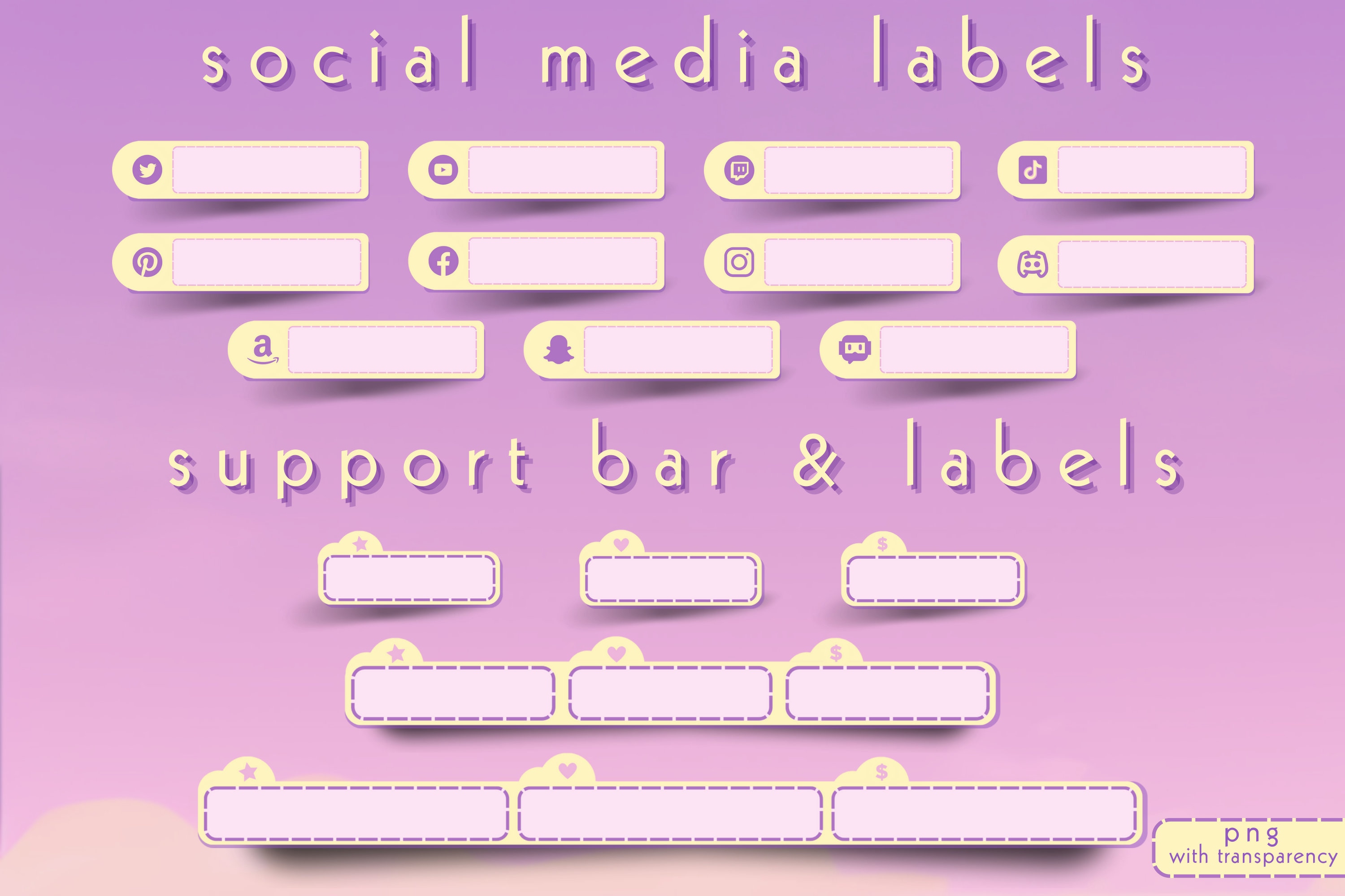 Lofi Stream Overlay Package With Animated Screens for Twitch, Animated ...