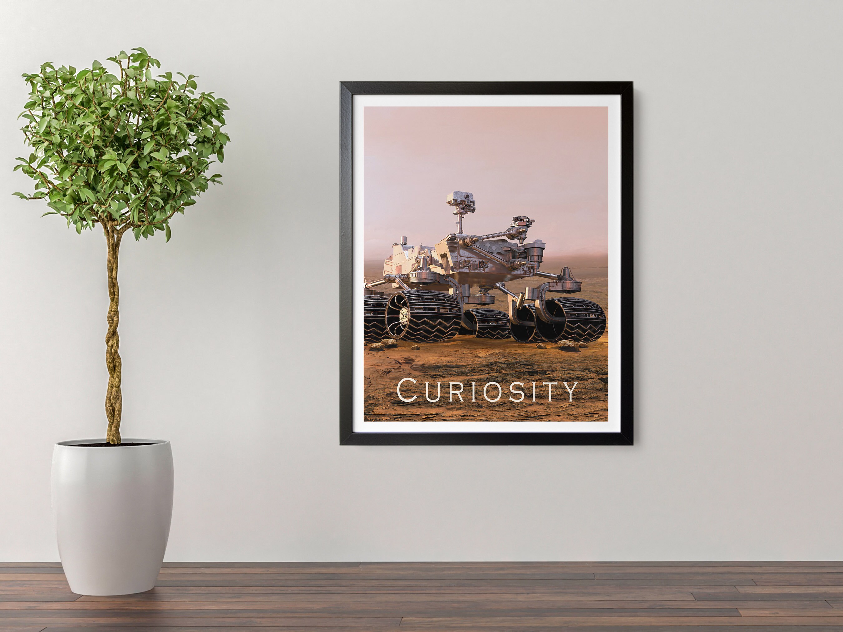 Mars Rover Curiosity NASA Print Space Travel Exploration - Etsy